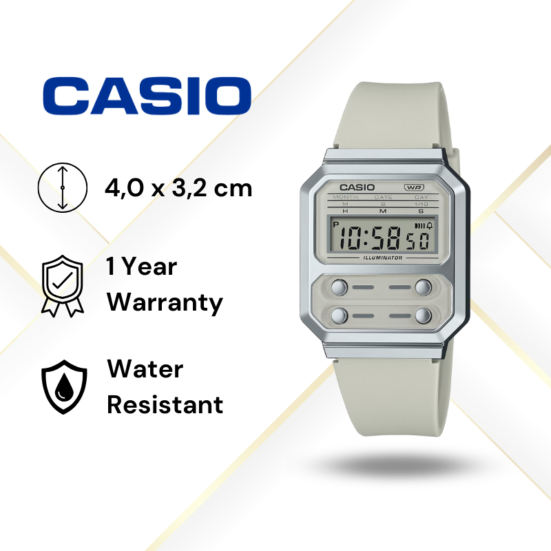 Jual JAM TANGAN CASIO VINTAGE A-100WEF-8A ORIGINAL - A100WEF CASIO ...