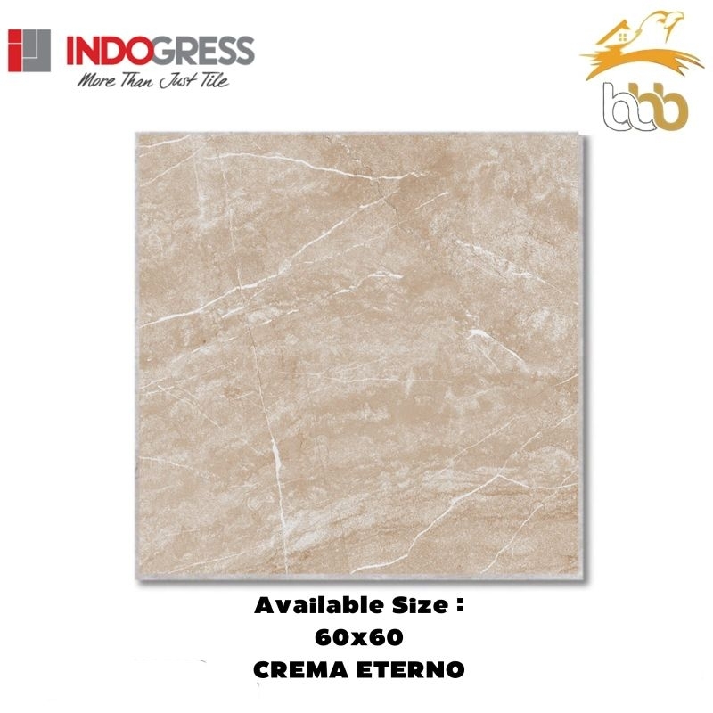 Jual granit indogress 60x60 crema eterno | Shopee Indonesia
