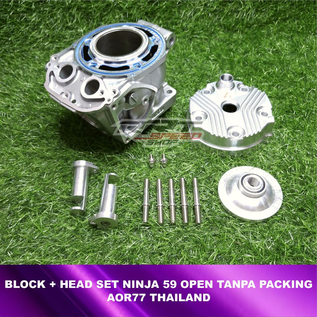 Jual BLOCK SETT STD & PORTING PACKING & NON PACKING KAWASAKI NINJA 59 ...