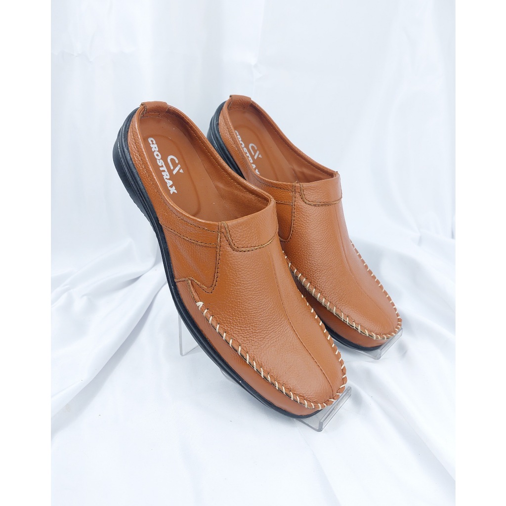 Jual Sepatu Bustong Pria Kickers Mocasin Kulit Asli Sandal Slip On Pria ...
