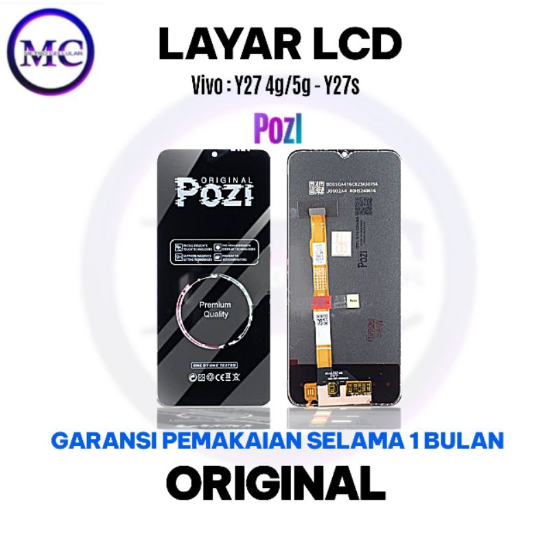 Jual LCD TOUCHSCREEN VIVO Y27 4G/5G - Y27S ORIGINAL POZI | Shopee Indonesia