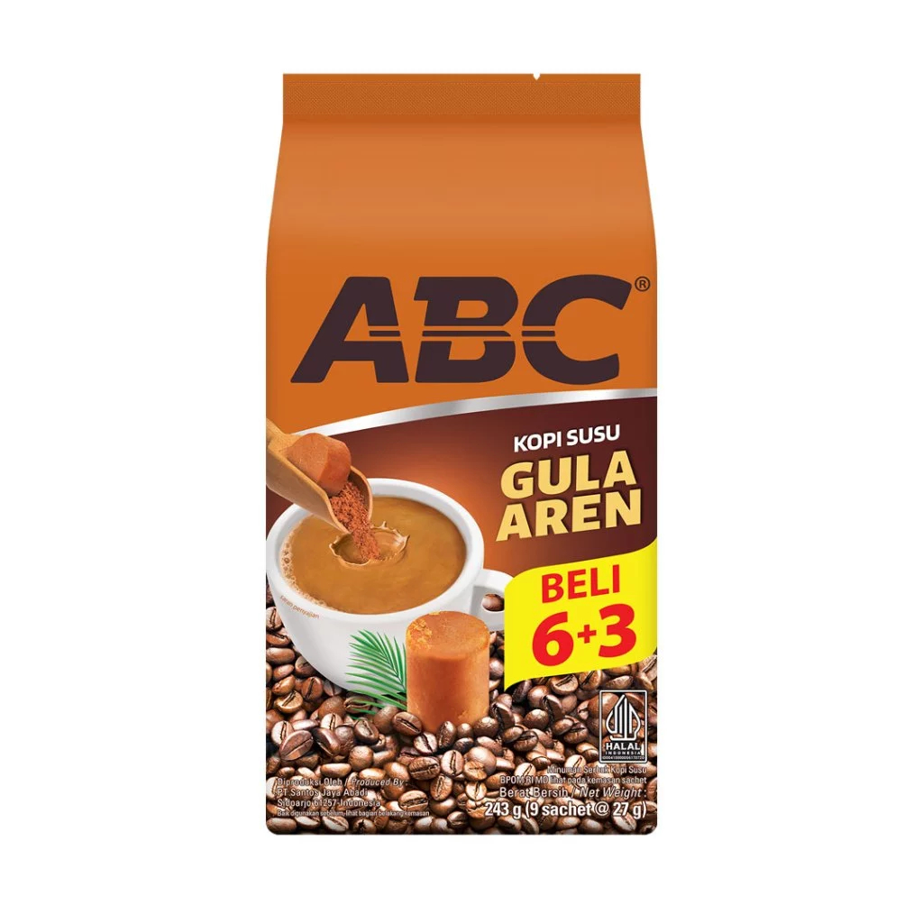 Jual ABC Kopi Susu Gula Aren isi 9 | Shopee Indonesia