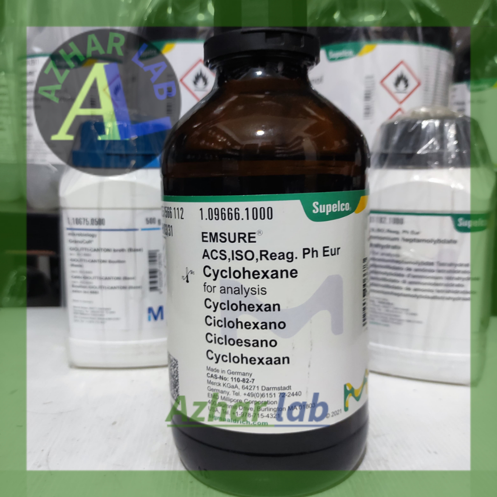 Jual Cyclohexane Merck 109666 / Sikloheksana Pro Analis / C6H12 ...