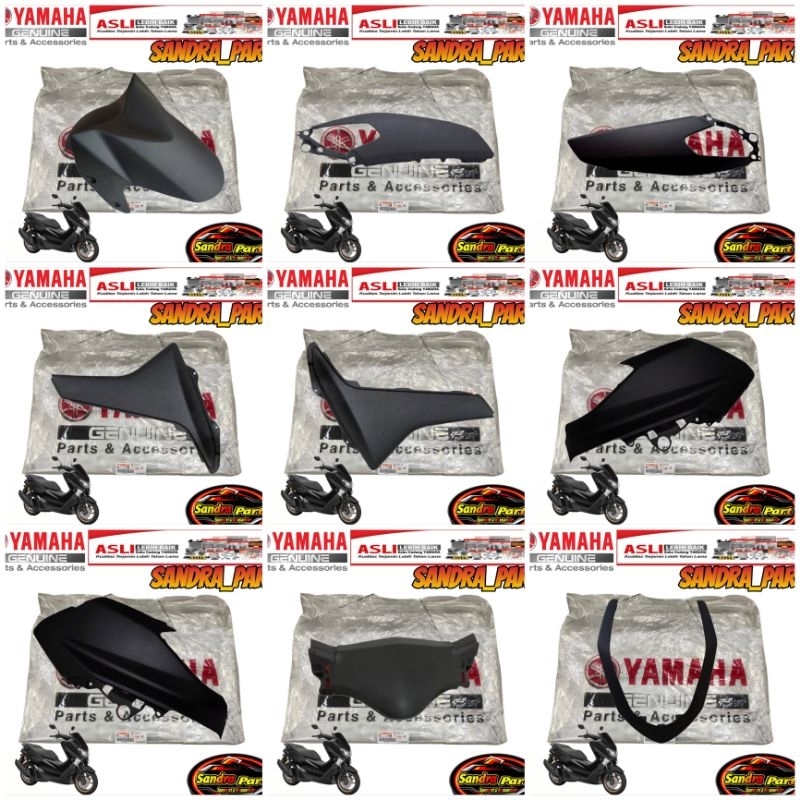 Jual COVER FULL SET BODY HALUS YAMAHA NMAX OLD HITAM DOFF ORIGINAL ...