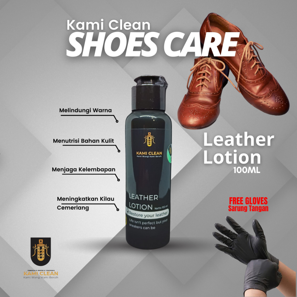 Jual Kami Clean Shoes Care Cairan Khusus Perawatan Sepatu Kulit ...