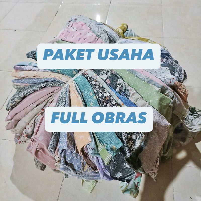 Jual Paket Usaha Daster Kancing Busui Full Obras Full Rayon Premium ...