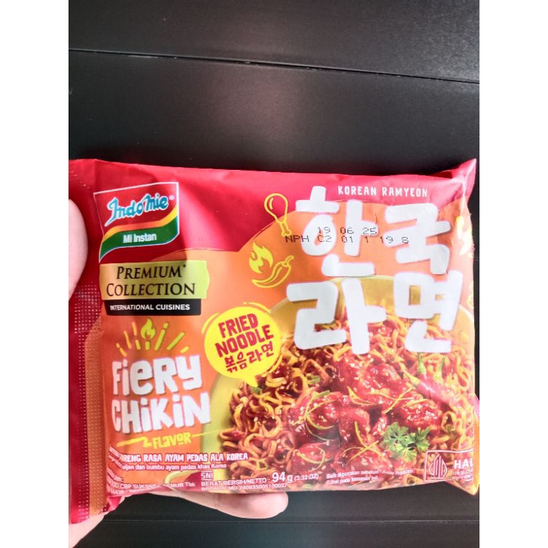 Jual Indomie Korean Ramyeon Goreng Rasa Ayam Pedas Ala Korea Kemasan 94 ...