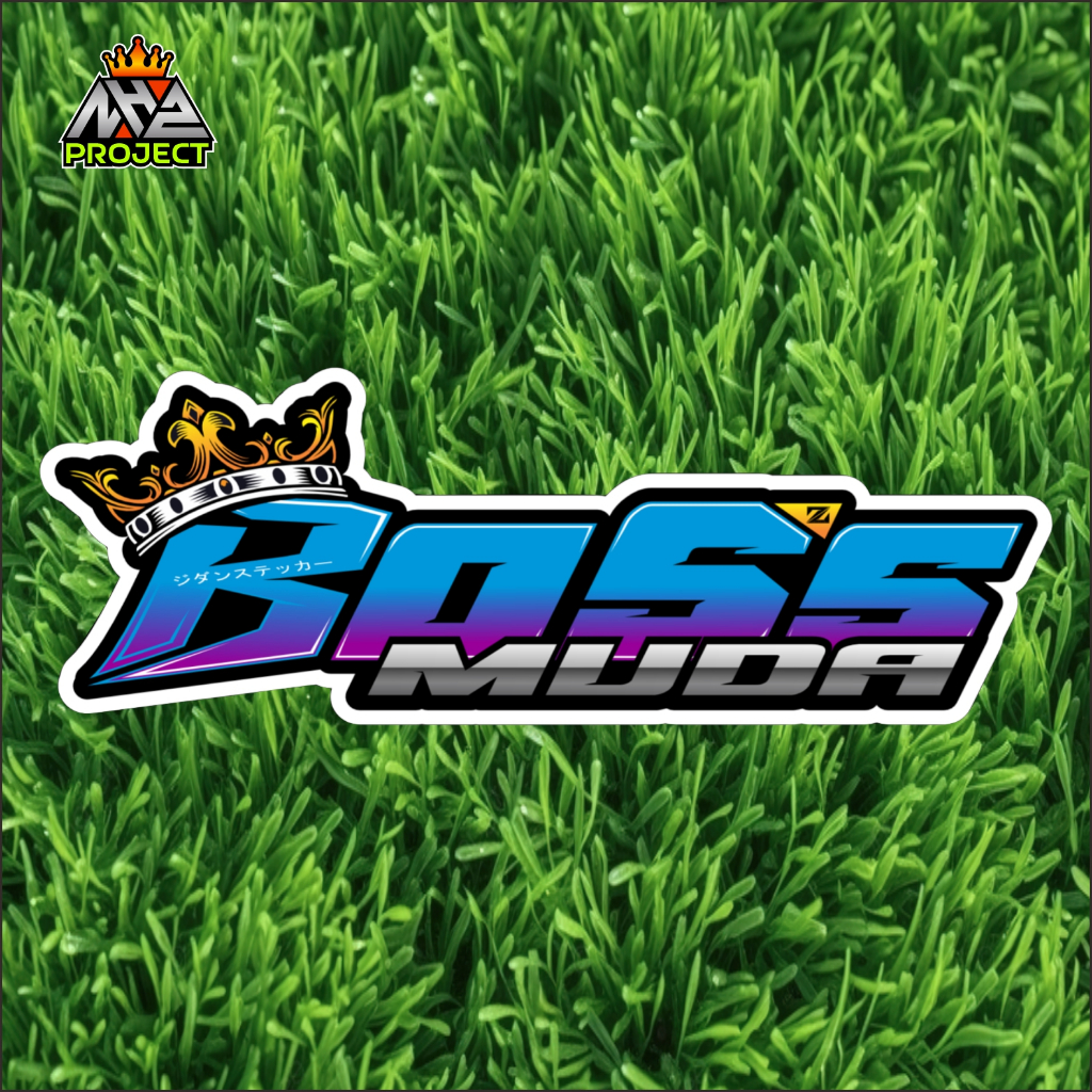 Jual STIKER BOSS MUDA STIKER KATA KATA | Shopee Indonesia