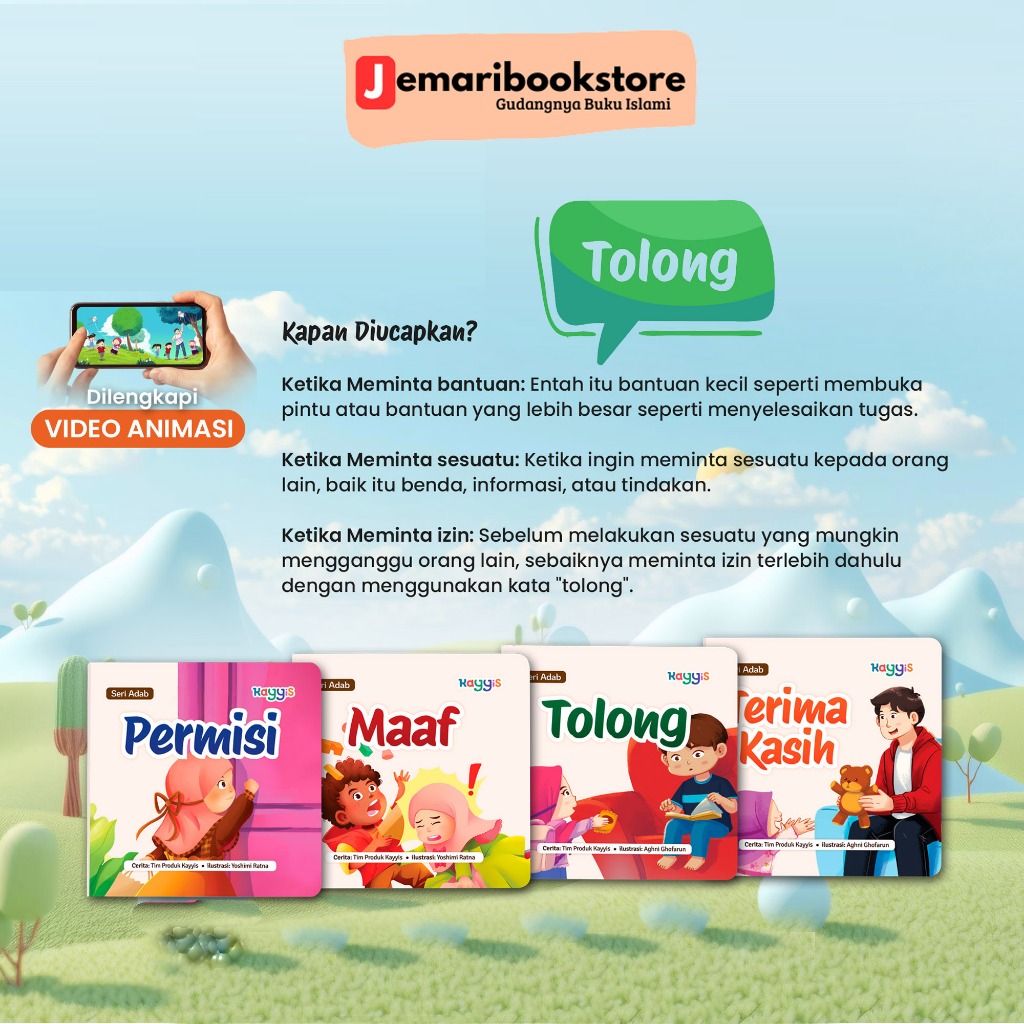 Jual Buku Cerita Anak Seri Adab - 4 Magic Words - 4 Kata Ajaib - Tolong ...