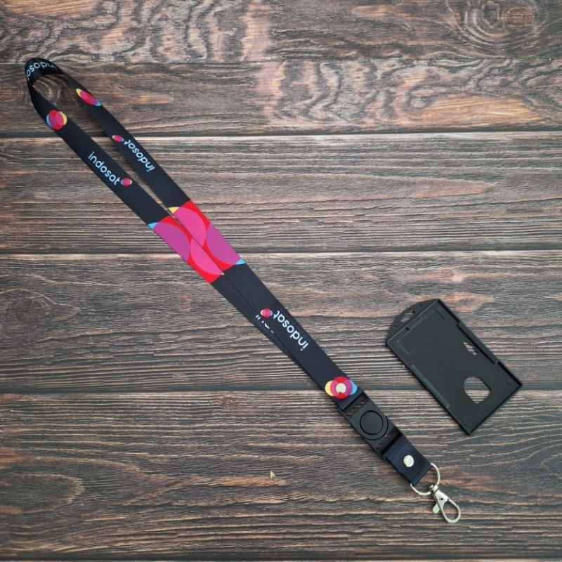 Jual TALI LANYARD INDOSAT (hitam dan putih) | Shopee Indonesia