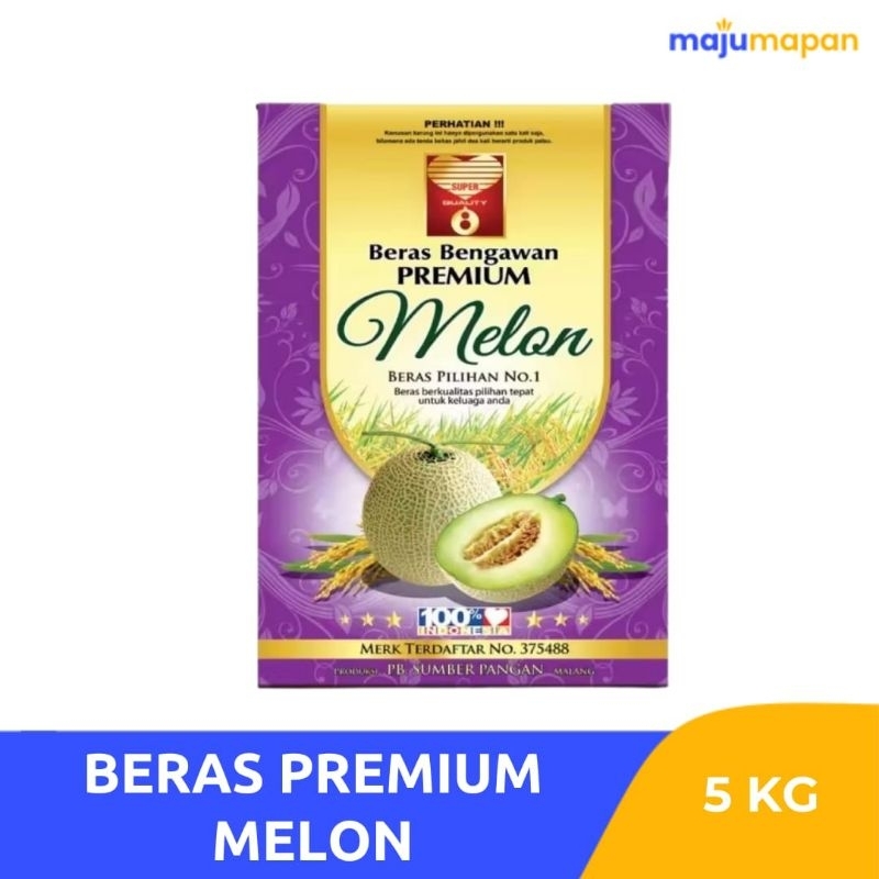 Jual Beras Premium Melon 5 kg | Shopee Indonesia