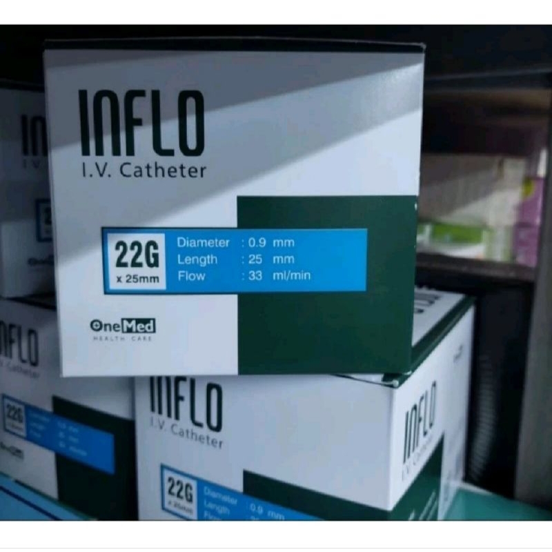 Jual IV Catheter INFLO /INFLO 18G 20G 22G 24G Box 50 Pc | Shopee Indonesia