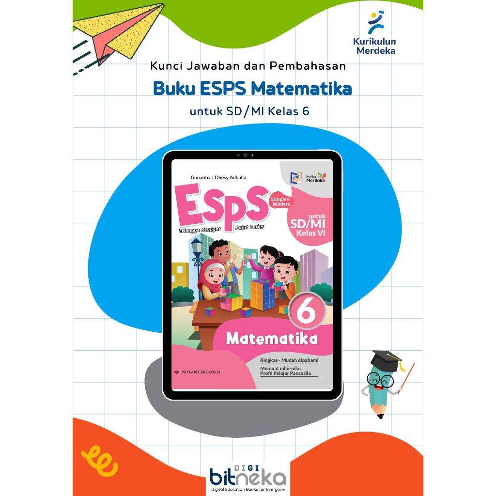 Jual Kunci Jawaban Buku ESPS Matematika SD/MI Kelas 6 Kurikulum Merdeka-Erlangga | Shopee Indonesia