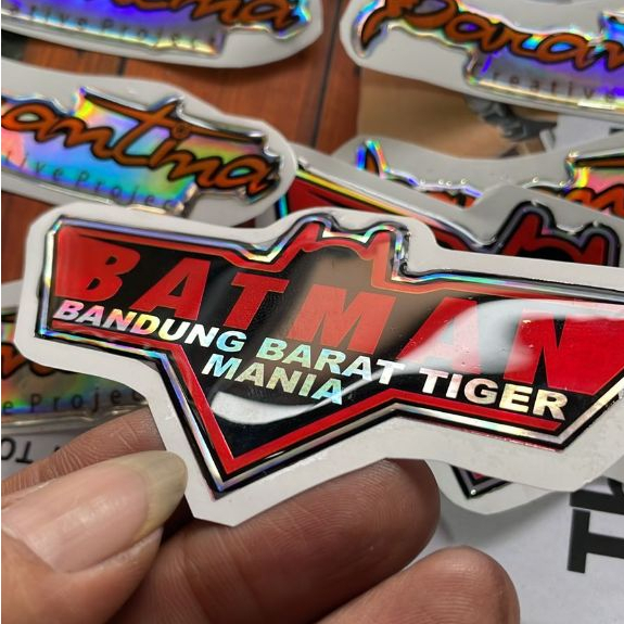 Jual Stiker Timbul Resin Hologram Design Custom | Sticker Timbul Logo ...