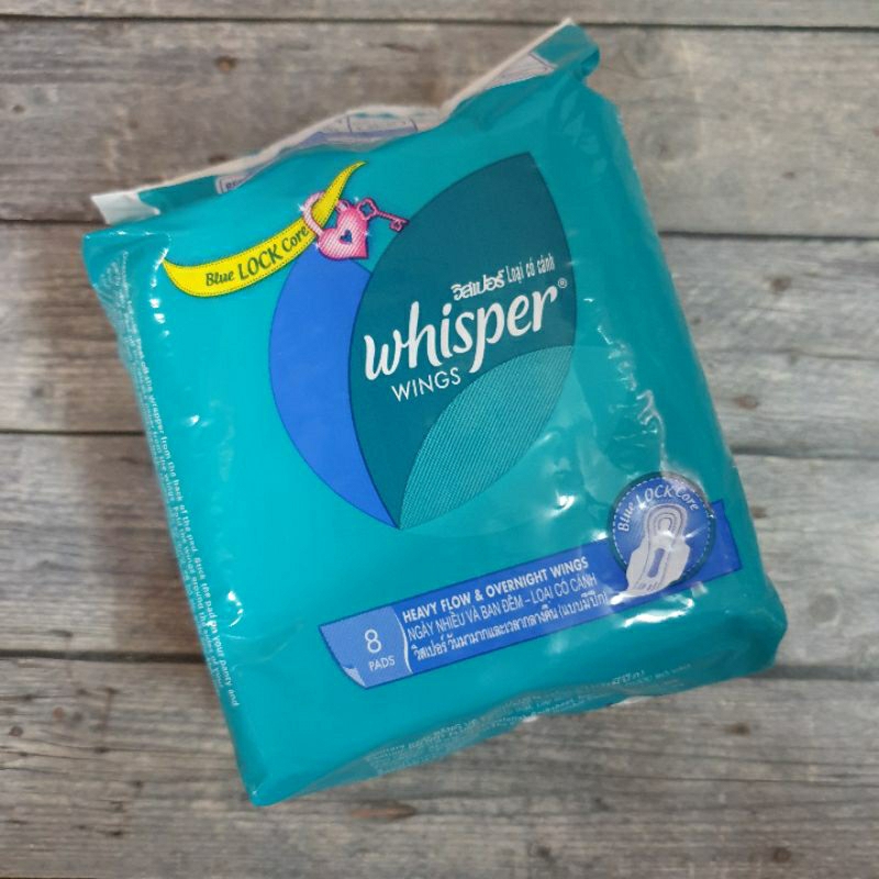 Jual Whisper Wings Blue Lock Core Pembalut Singapore | Shopee Indonesia