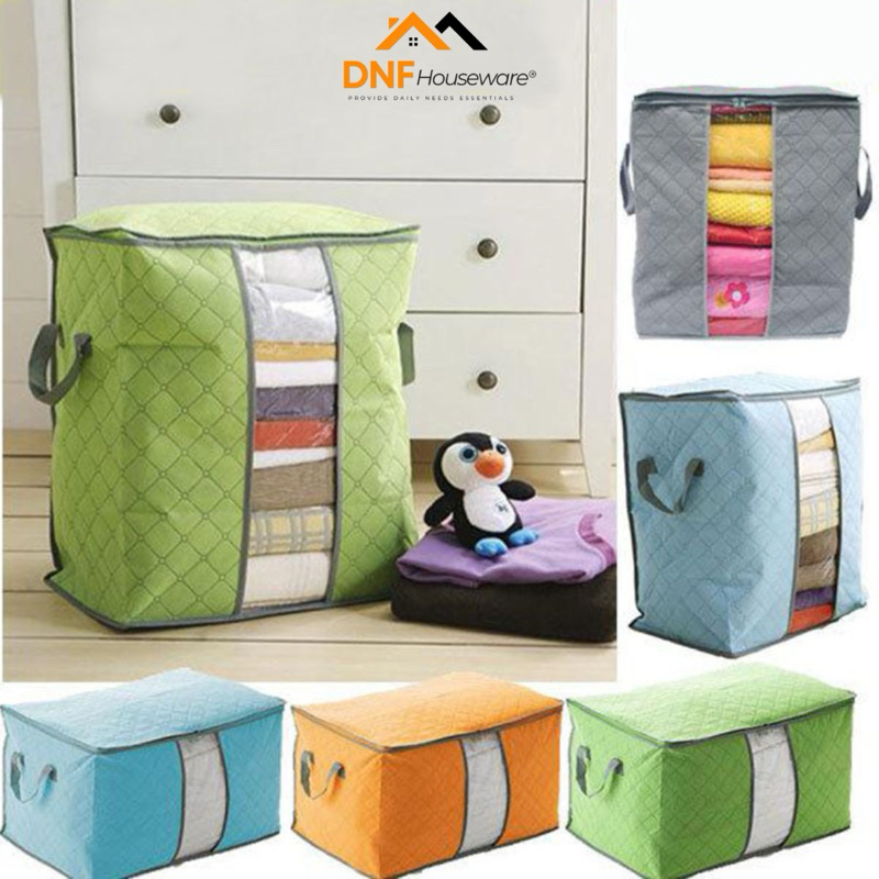 Jual DNF HOUSE Tempat Penyimpanan Bed Cover Storage Box Organizer Bag ...