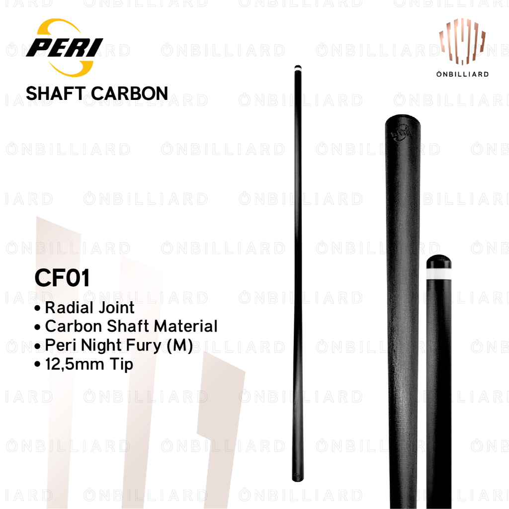 Jual PERI CF01 SHAFT Carbon Radial Shaft Only Shaft Play Low Deflection Billiard | Shopee Indonesia