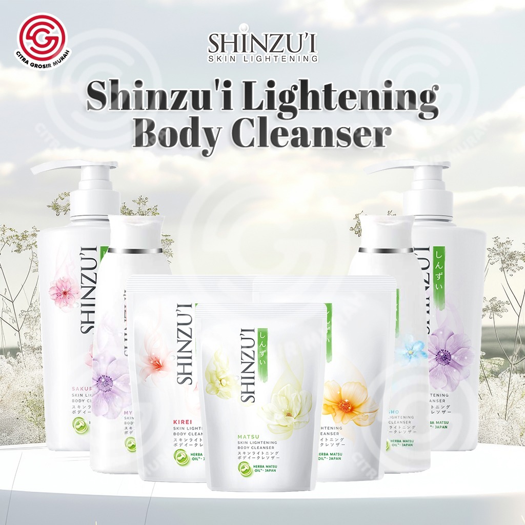 Jual SHINZUI Sabun Mandi Cair Refill 180 mL 380 mL Botol 225 mL Pump ...