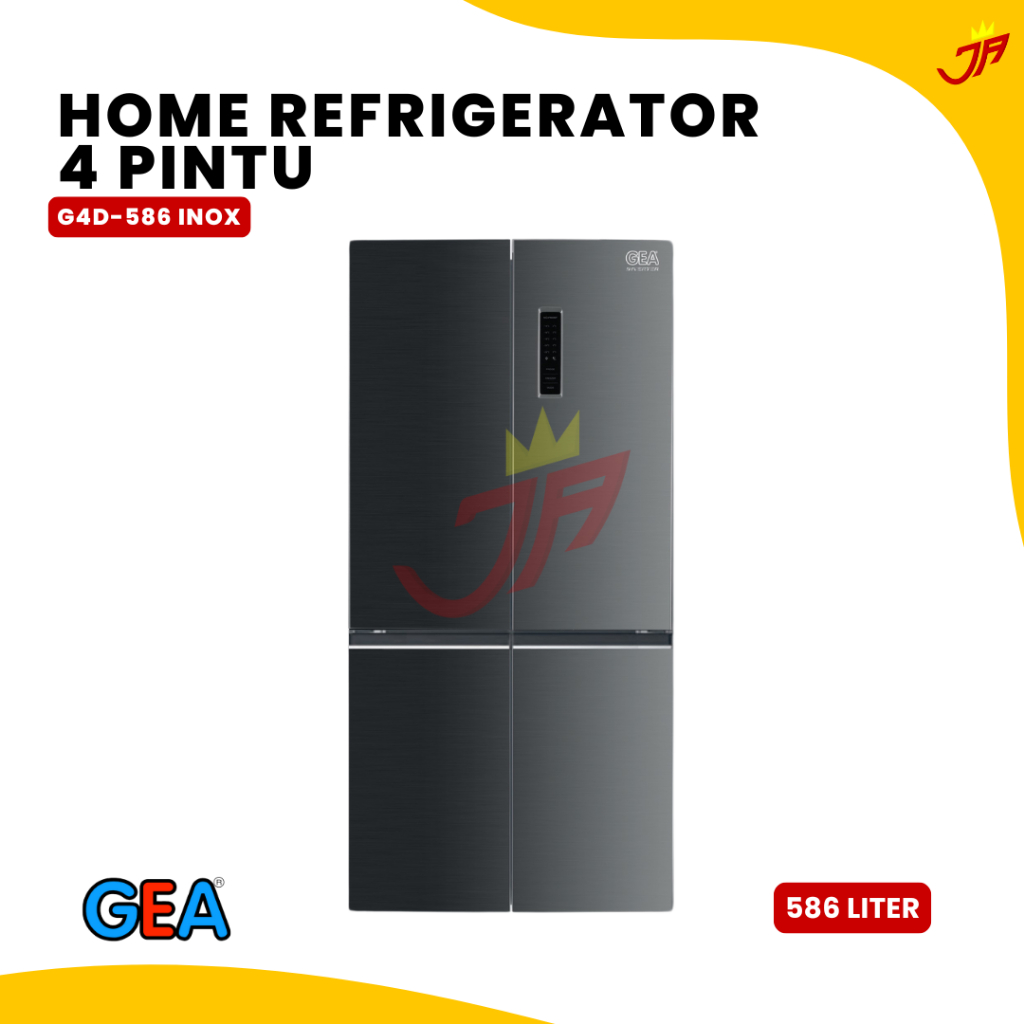Jual GEA Home Refrigerator GEA G4D-586 Inox/ Kulkas 4 Pintu Menyamping | Shopee Indonesia