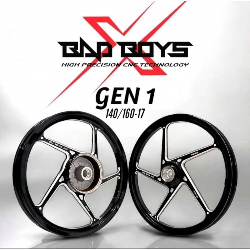 Jual velg racing bab boys ukuran 140/160-17 motor yamaha rx king ...
