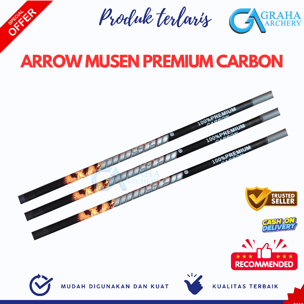 Jual ARROW MUSEN PREMIUM CARBON | Shopee Indonesia