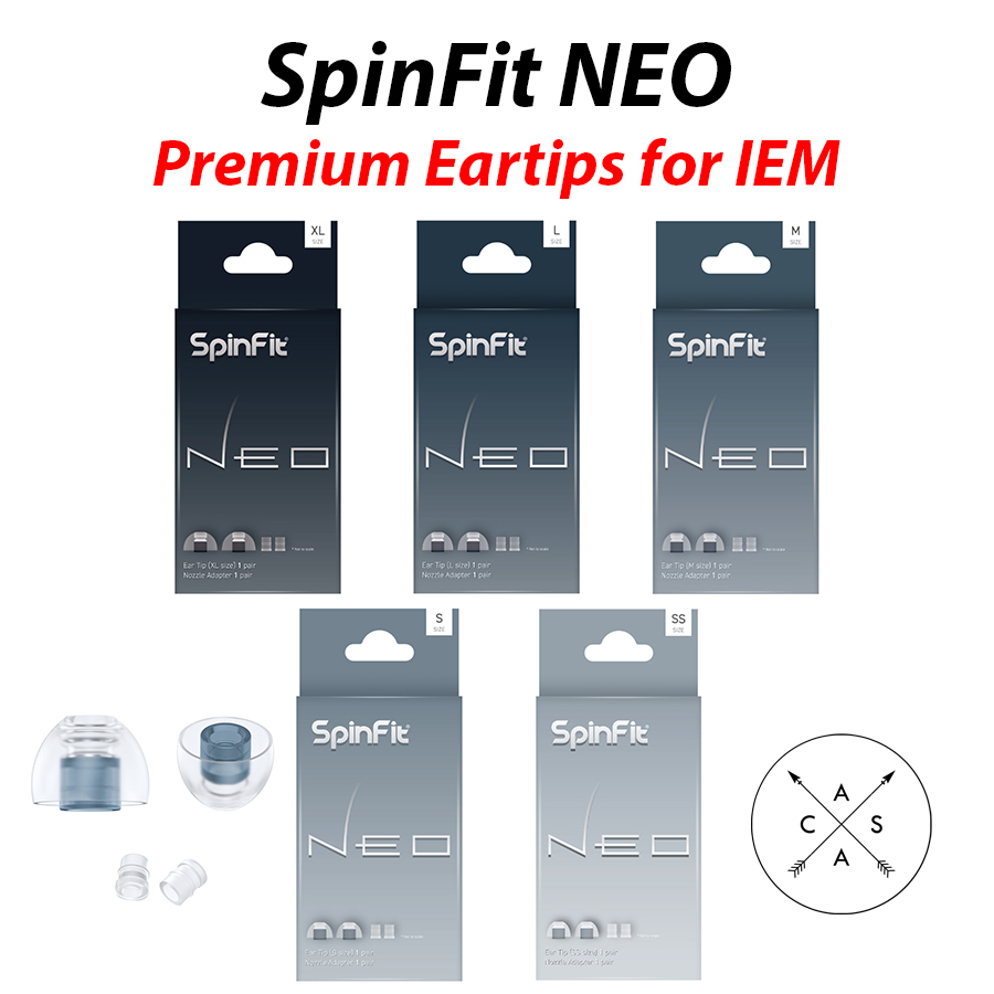 Jual Spinfit NEO Premium Eartips Replacement For Earphone In Ear ...