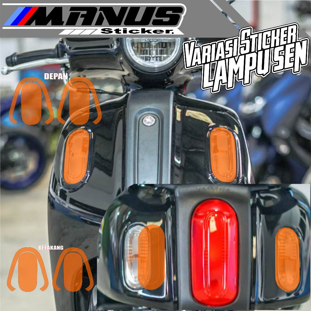 Jual STICKER LAMPU SEN FAZZIO/STICKER TRANSPARAN/STIKER ANTI GORES ...