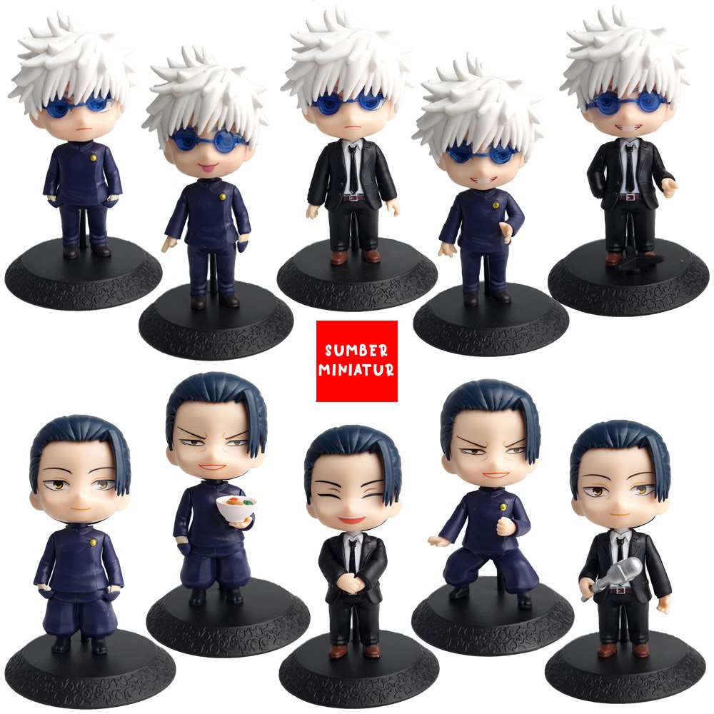 Jual Set Figur Mainan Jujutsu Kaisen Suguru Geto Satoru Gojo 10 cm ...