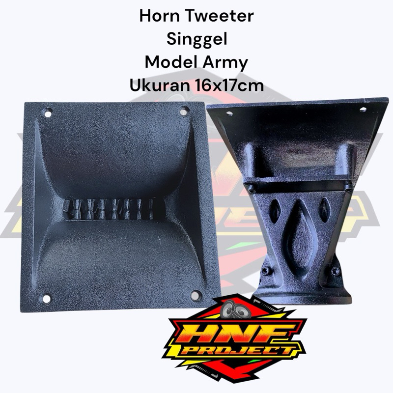 Jual Horn Tweeter Line Array / Horn Tweteer Army Singgel 16x17cm ...