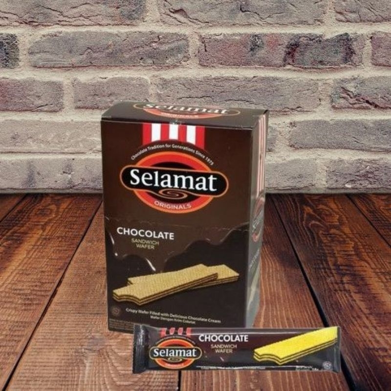 Jual WAFER SELAMAT CHOCOLATE 15/12g | Shopee Indonesia