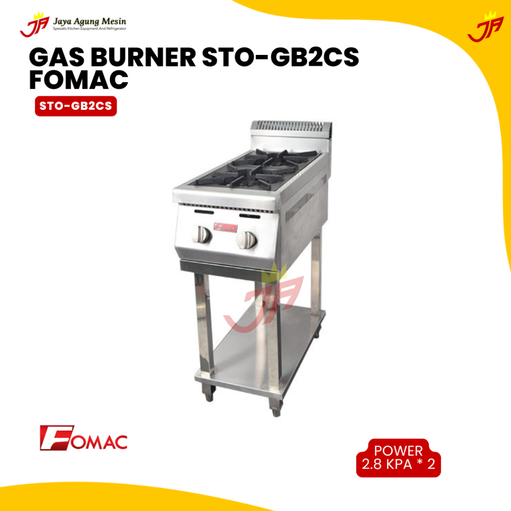 Jual FOMAC - Gas Burner tipe STO-GB2CS | Shopee Indonesia