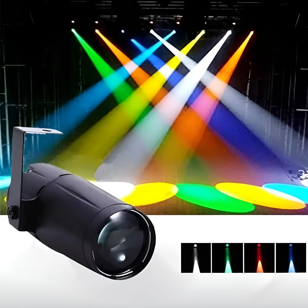 Jual Lampu Sorot Lighting Panggung LED Disco Pinspot Spotlight Cahaya ...