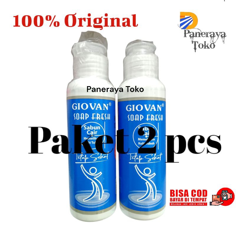 Jual Paket Hemat 2 Pcs Sabun Giovan Soap Fresh 90 ML | Shopee Indonesia