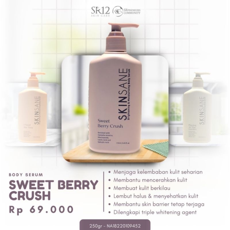 Jual SR12|SKINSANE BODY SERUM 250ML | Shopee Indonesia