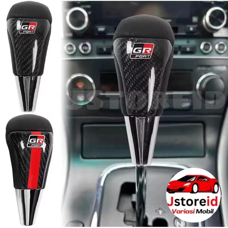 Jual Knob Persneling Tuas Gi TRD Karbon Kayu Sier MATIC untuk , Rush ...