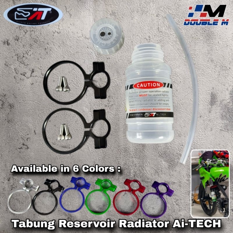 Jual Botol Cadangan Air Radiator Tabung Reservoir Aitech Kawasaki Ninja ...