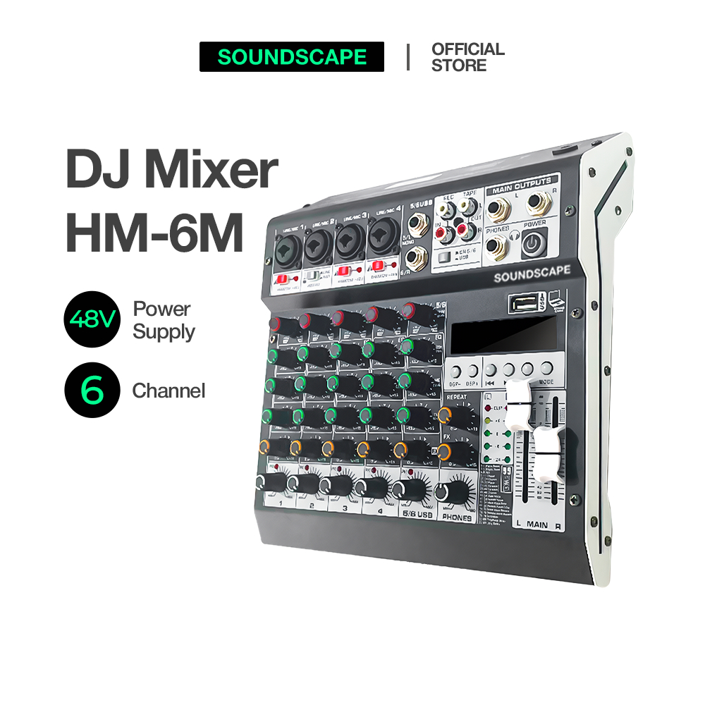 Jual Soundscape 【COD】 Mixer Sound Audio System Bluetooth Dsp USB 6 ...