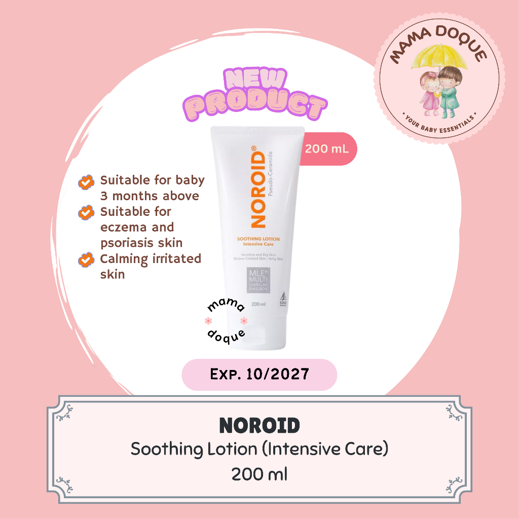 Jual Noroid Soothing Lotion 200ml / Pelembab Kulit Kering (ED 2027 ...