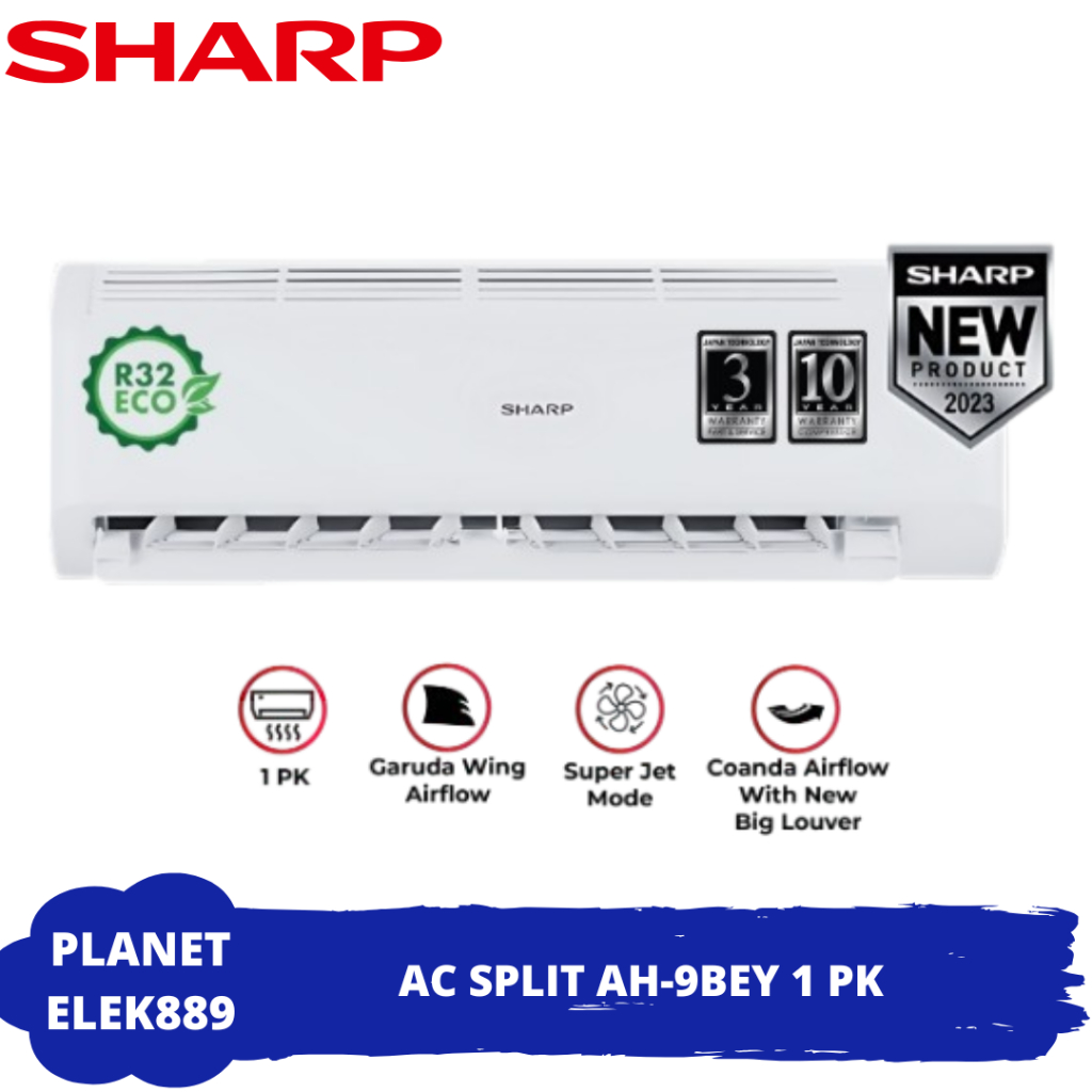 Jual AC Split Standard Sharp AH-A9BEY Low Watt Pendingin Ruangan 1 PK | Shopee Indonesia