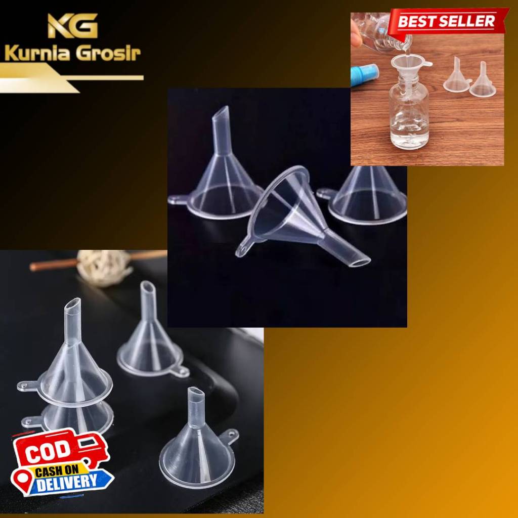 Jual Corong Mini Plastik Transparan / Corong Kecil Untuk Refill Minyak ...