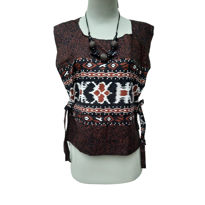 Jual Rompi Batik Modern Outer Batik Kerja Outfit Vest Batik Modern ...