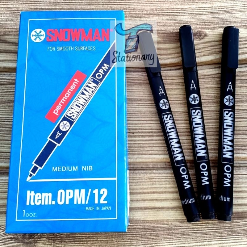 Jual Spidol Snowman OHP Medium. | Shopee Indonesia