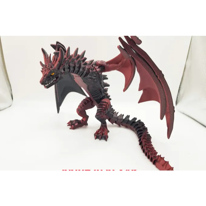 Jual Cuero Mainan Naga Balerion DRagon Game of Thrones ARtikulasi ...