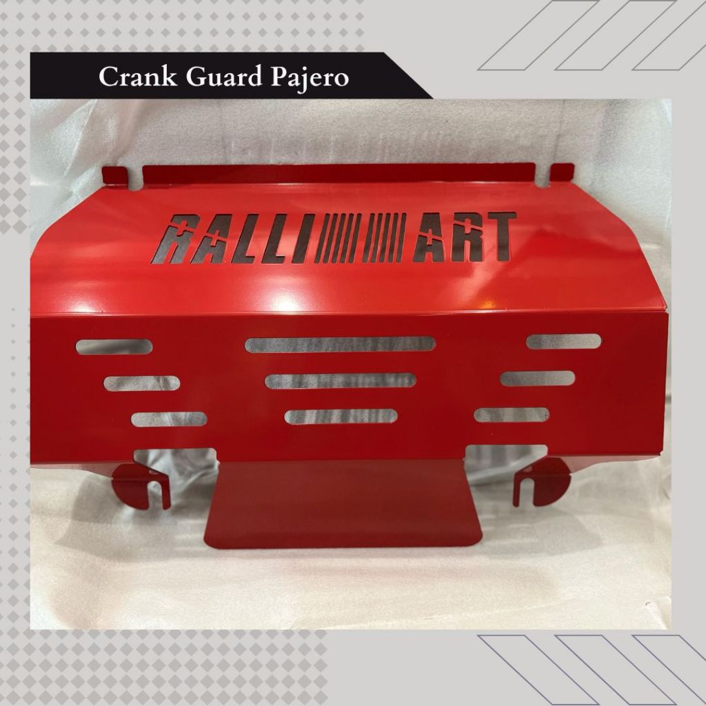 Jual Crank Guard Cover Pelindung Mesin Pajero Crank Guard Ralliart ...