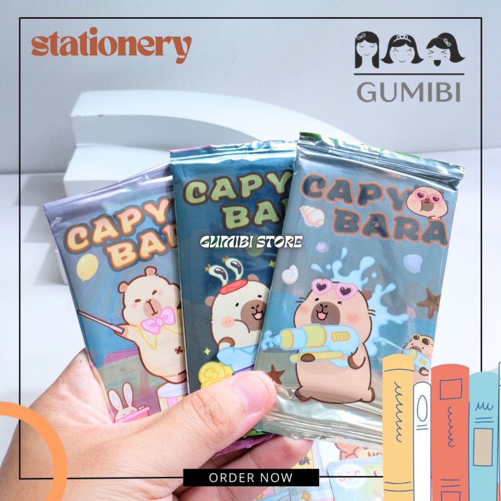 Jual KARTU FOIL CAPYBARA KARTU KARAKTER GAMBAR CAPYBARA KAPIBARA ...