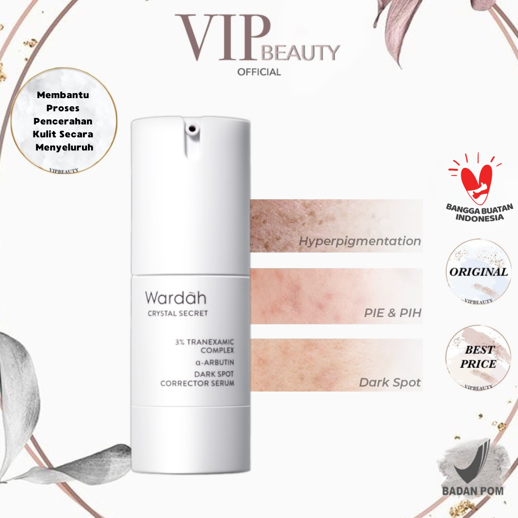 Jual WARDAH 3% Tranexamic Acid + Alpha Arbutin Crystal Secret Dark Spot ...