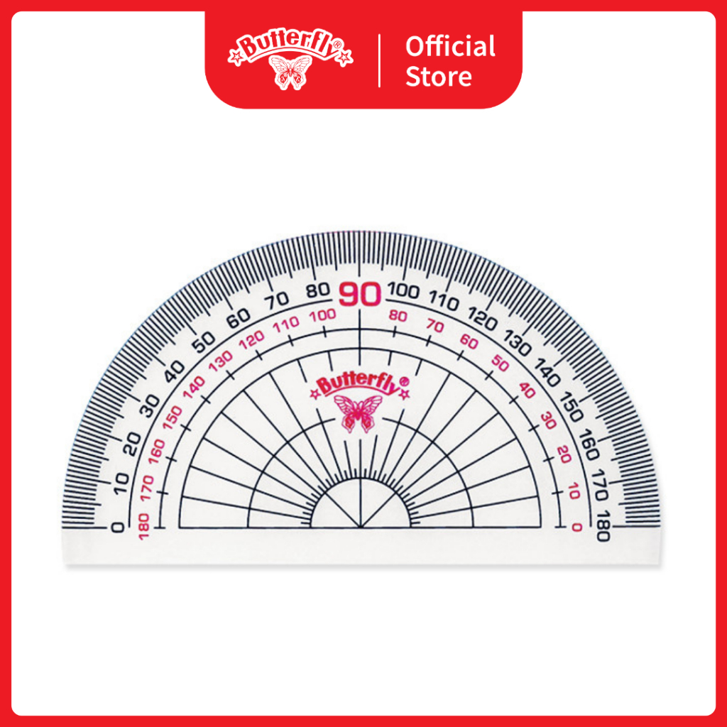 Jual Busur Derajat 180/10 cm New – Alat Ukur Matematika Sekolah ...