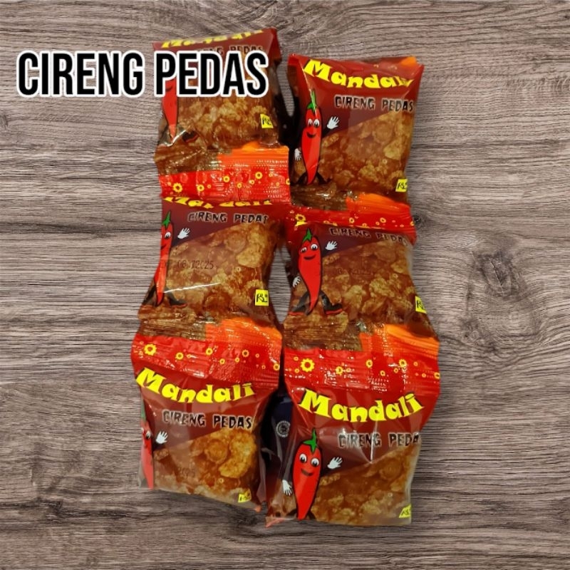 Jual Mandali Cireng Pedas Snack Jajanan Jadul isi 50 Pcs | Shopee Indonesia
