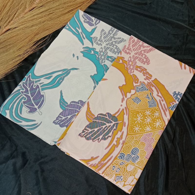 Jual KAIN BATIK PREMIUM SOLO MOTIF ECOPRINT | Shopee Indonesia