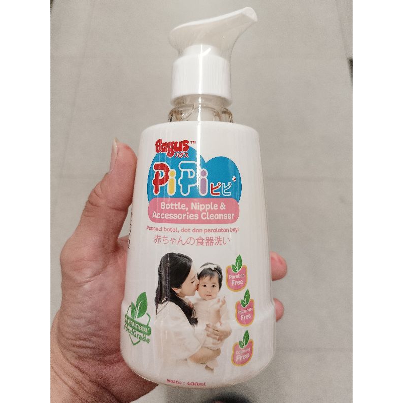 Jual Bagus Pipi Baby Liquid Cleanser For Bottle Nipple (400 ml / Botol ...
